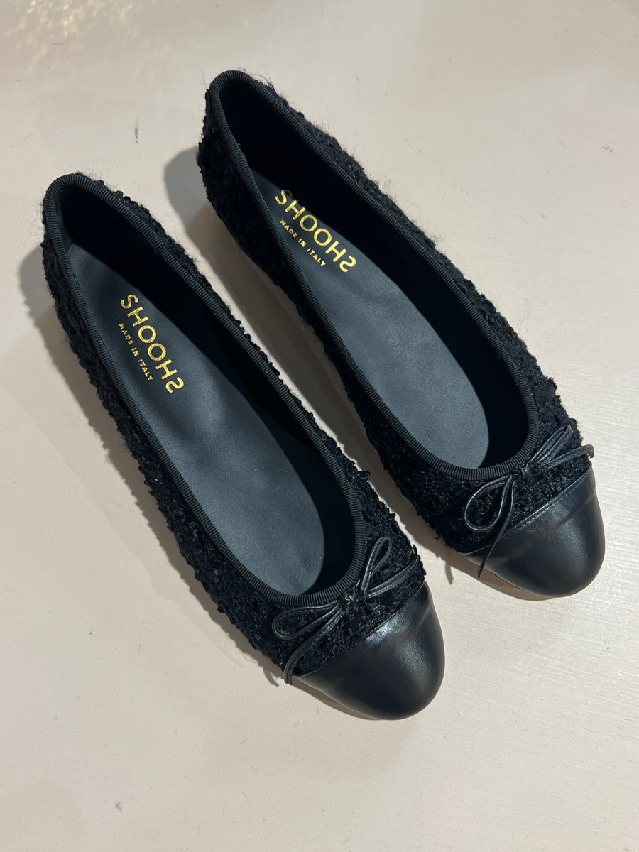 Emma Schwarz Bouclé Kappe Schwarz – SHOOHS GmbH